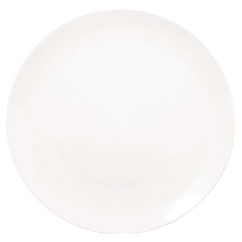 Olympia Whiteware Assiette coupe blanche en porcelaine 31 cm - 6 pcs